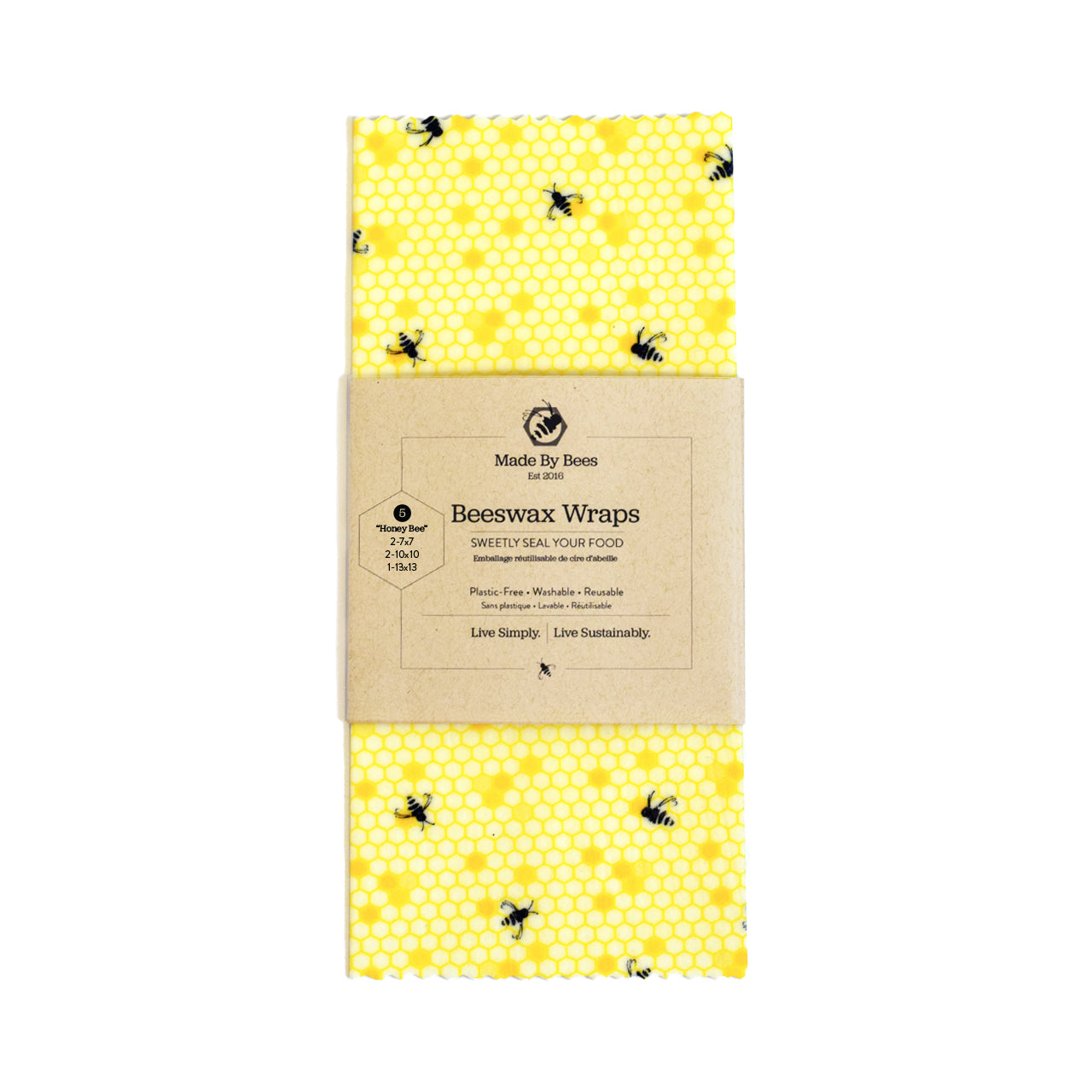 The Honey Bee Set (2 Small 2 Medium 1 Large) – Made By Bees